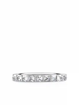PRAGNELL Platinum Rockchic Diamond Eternity Ring - Silver