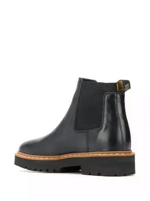Hogan Leather Chelsea Boots