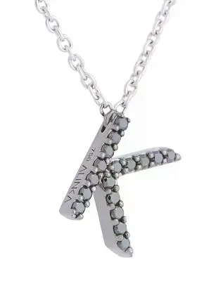 ALINKA 18kt White Gold Letter 'k' Necklace