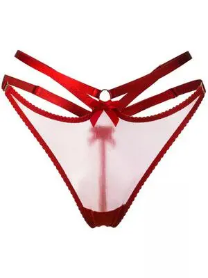 BORDELLE Harness Thong - Red
