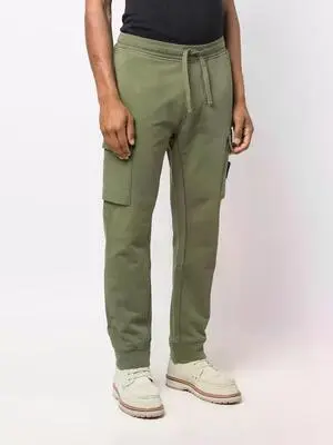 Stone Island Compass Badge Track Pants - Green