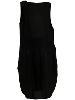 MAISON MARGIELA Sleeveless Silk Dress - Black