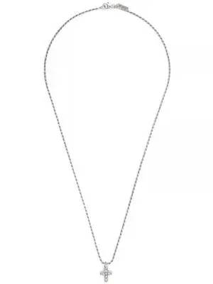 Emanuele Bicocchi Diamond Cross Pendant Necklace