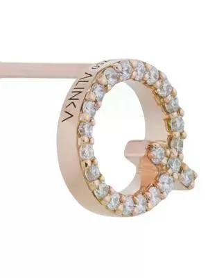ALINKA 18kt Gold Id Diamond Stud Earring - Metallic