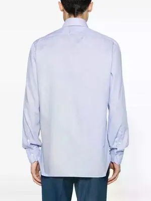 BARBA NAPOLI Jacquard Cotton Shirt