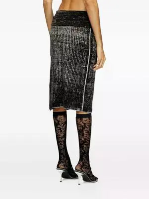 DIESEL® M-meganoid Midi Skirt