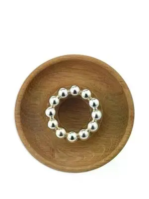 Christofle Perles Wooden Candle Holder