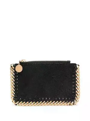 Stella McCartney Falabella Zip Cardholder - Black