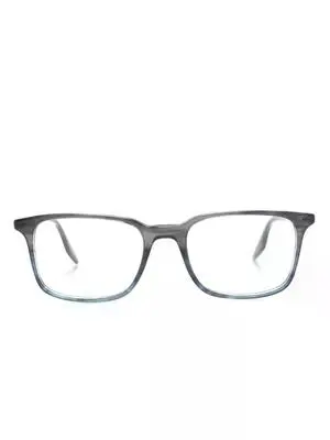 Ray-ban Polished Effect Square Frame Eyeglasses - Grey