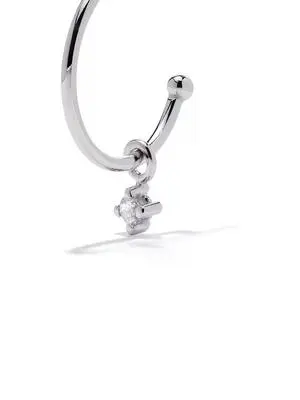 WOUTERS & HENDRIX 18kt Gold Diamond Hoop Earrings