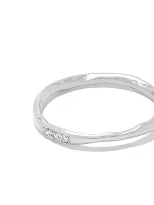 WOUTERS & HENDRIX 18kt White Gold Diamond Band Ring