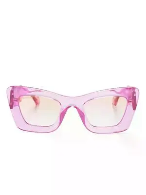Gucci Cat-eye Frame Sunglasses - Pink