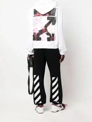 Off-White Diag Stripe Logo Track Pants - Black