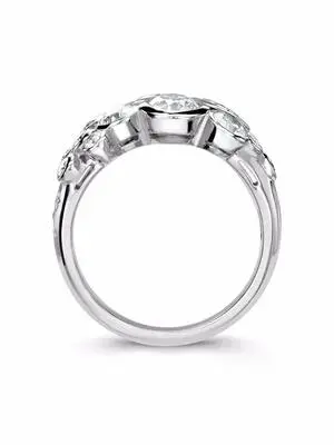 PRAGNELL 18kt White Gold Diamond Bubbles Ring