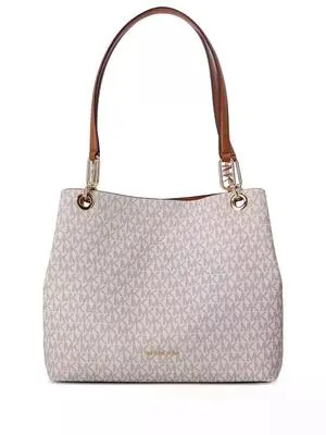 Michael Kors Kensington Monogram-pattern Tote Bag - Neutrals