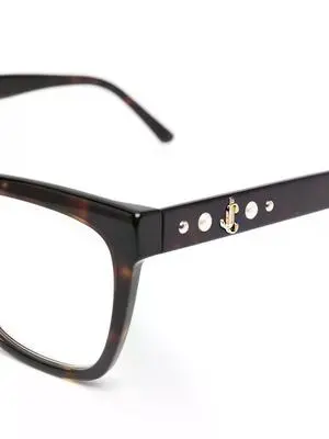 JIMMY CHOO Square Frame Eyeglasses