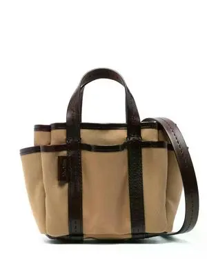 Max Mara Mini Giardiniera Tote Bag - Brown
