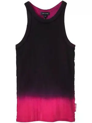 Marc Jacobs Grunge Spray-effect Ribbed Tank Top