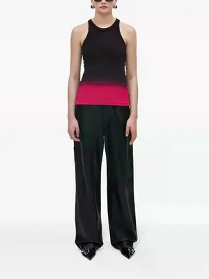 Marc Jacobs Grunge Spray-effect Ribbed Tank Top