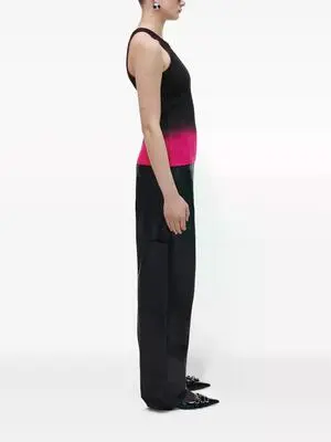 Marc Jacobs Grunge Spray-effect Ribbed Tank Top