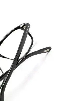 TOM FORD Logo Plaque Square Frame Glasses