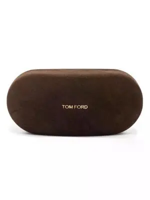 TOM FORD Logo Plaque Square Frame Glasses