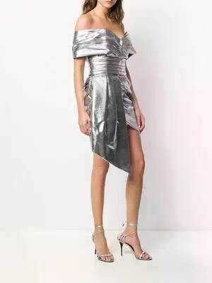 Alexandre Vauthier Off-the-shoulder Draped Mini Dress