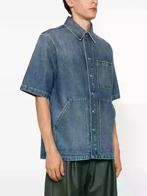 Fendi Multi-pocket Denim Shirt