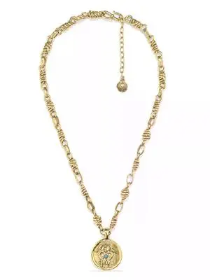 GOOSSENS Talisman Gemini Medal Necklace - Gold