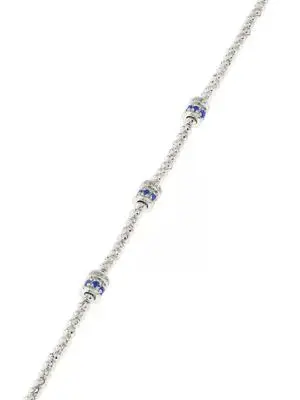 OFFICINA BERNARDI 18kt White Gold Sapphire And Diamond Bracelet - Silver