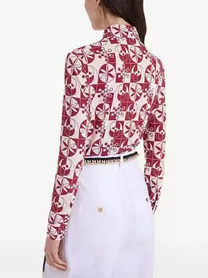 La DoubleJ Geometric Print Shirt
