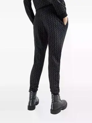 Armani Exchange All-over Logo Print Trousers