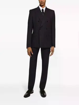 Dolce & Gabbana Slim-cut Striped Virgin Wool Trousers