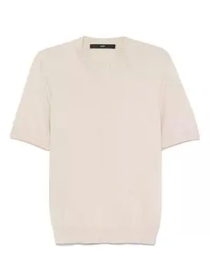 SAPIO Fine-knit T-shirt - Neutrals