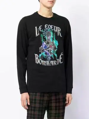 EDWARD CRUTCHLEY Graphic-print Cotton T-shirt