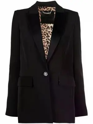 Philipp Plein Sequinned Tiger Single-breasted Blazer - Black
