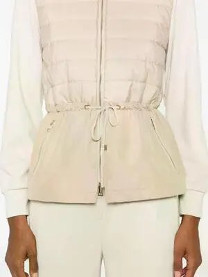 Lorena Antoniazzi Panelled Quilted Zip-up Jacket