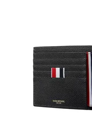 Thom Browne Grained Bi-fold Wallet - Black
