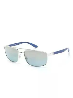 Ray-ban Rectangle-frame Sunglasses - Blue