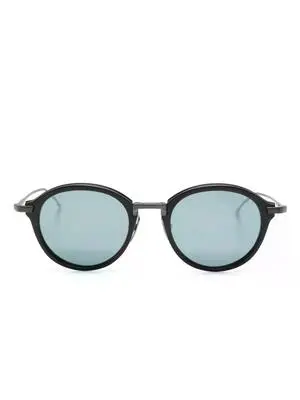 Thom Browne Round Frame Sunglasses - Black