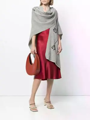 Voz Double V-neck Merino Shawl