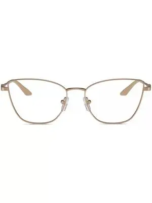 Armani Exchange Logo-plaque Cat-eye Glasses - Pink