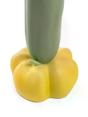 SELETTI Vitamin Cucumber Candle Holder - Green