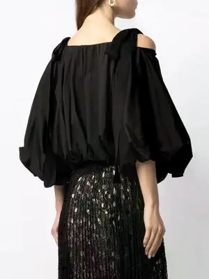 Goen.j Voluminous Cotton-blend Blouse