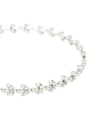 JENNIFER BEHR Roselyn Crystal-embellished Headband - Silver