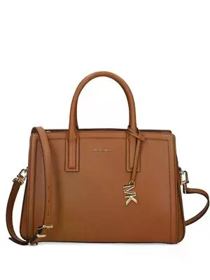 Michael Kors Leather Tote Bag With Zip-fastening Compartment