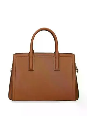 Michael Kors Leather Tote Bag With Zip-fastening Compartment