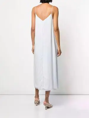 Voz Double-layer Cami Dress - Blue