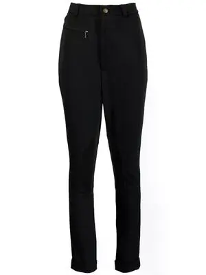 Ralph Lauren Mid-rise Slim-fit Trousers - Black