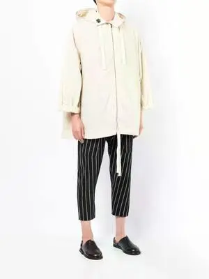 TOOGOOD Hooded Cotton Drawstring Coat